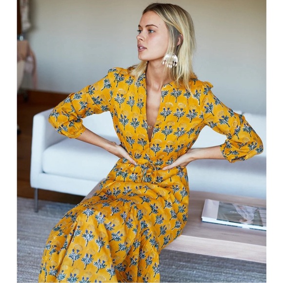 Emerson Fry | Dresses | Emerson Fry India Collection Marigolds Yellow ...
